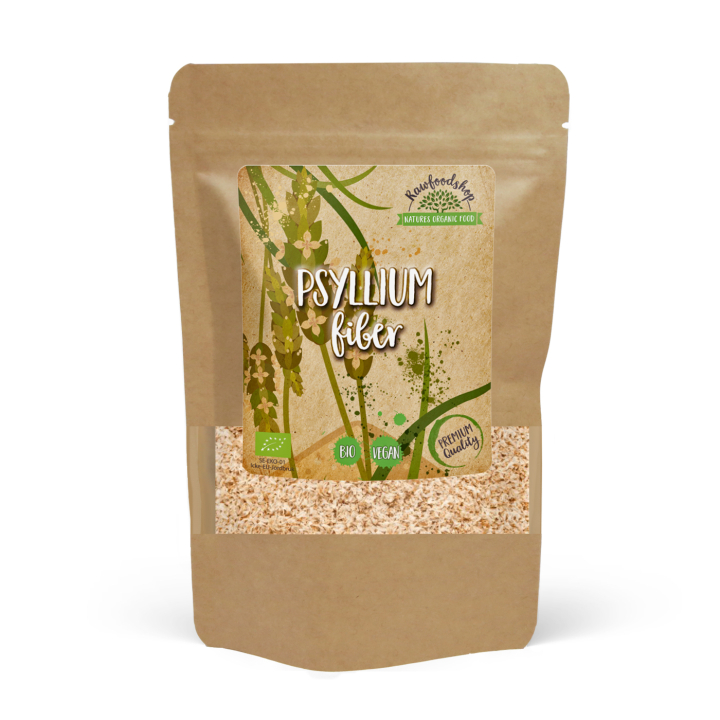 Psyllium Frøskal ØKO 500g | Glutenfritt med Rawfoodshop