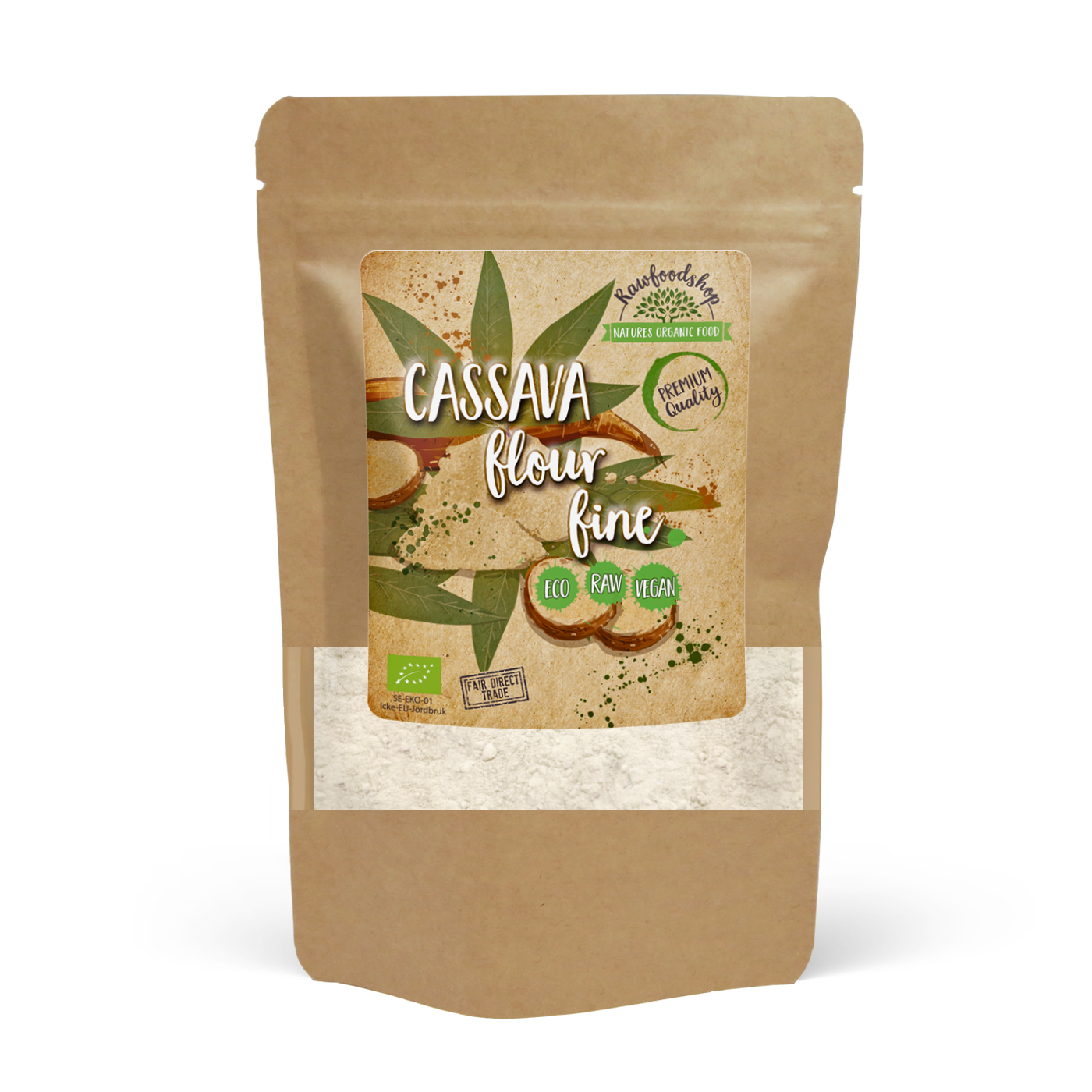 Kassava mel finmalt ØKO 1 kg