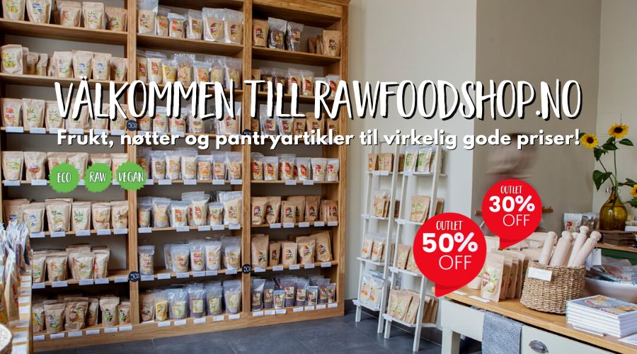 Rawfoodshop - Økologiske råvarer for bedre helse & miljø. Alltid god pris!