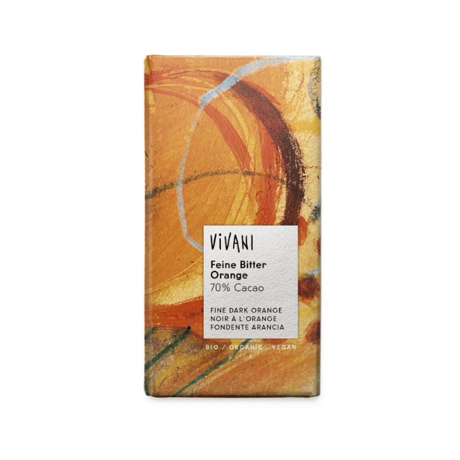 Vivani Chocolate Dark Orange ECO 80g | Sjokolade og bars - Godteri og ...